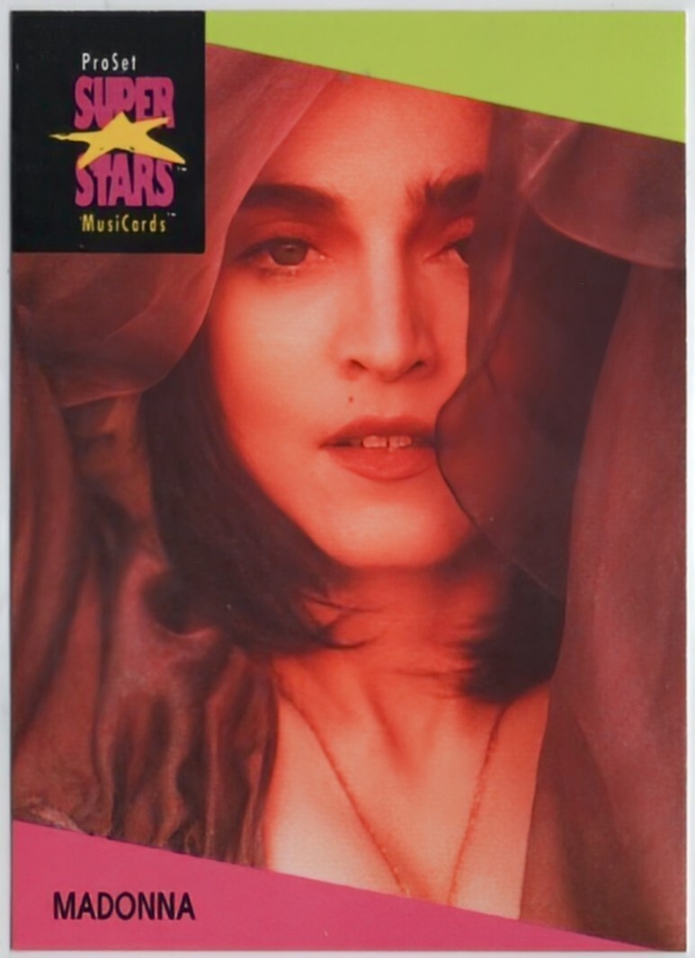 1991 Pro Set Musicards Super Stars Madonna Card #68 | eBay