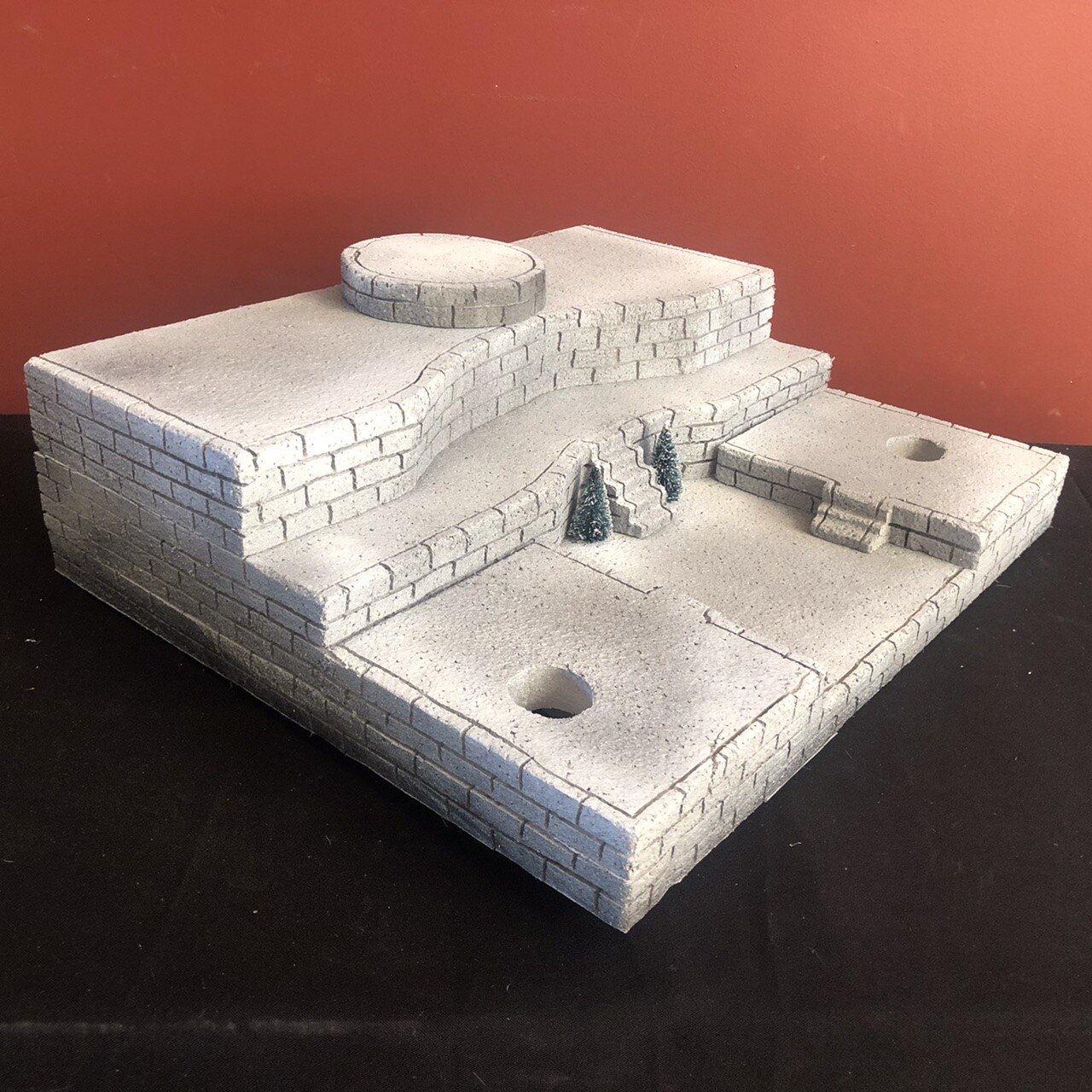 TOWN SQUARE DISPLAY PLATFORM SET FOR DEPT 56 OR LEMAX VILLAGES, FREE ...