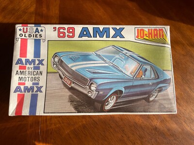 Sealed Jo-han 1969 AMX 1/25 Model Car Kit Unbuilt C-4369 AMC Rare IN ...