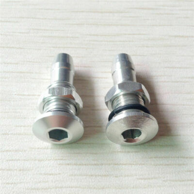 2Pcs M6 Aluminum Water Outlets Water Cooling Drainage Mouth for RC Boat ...