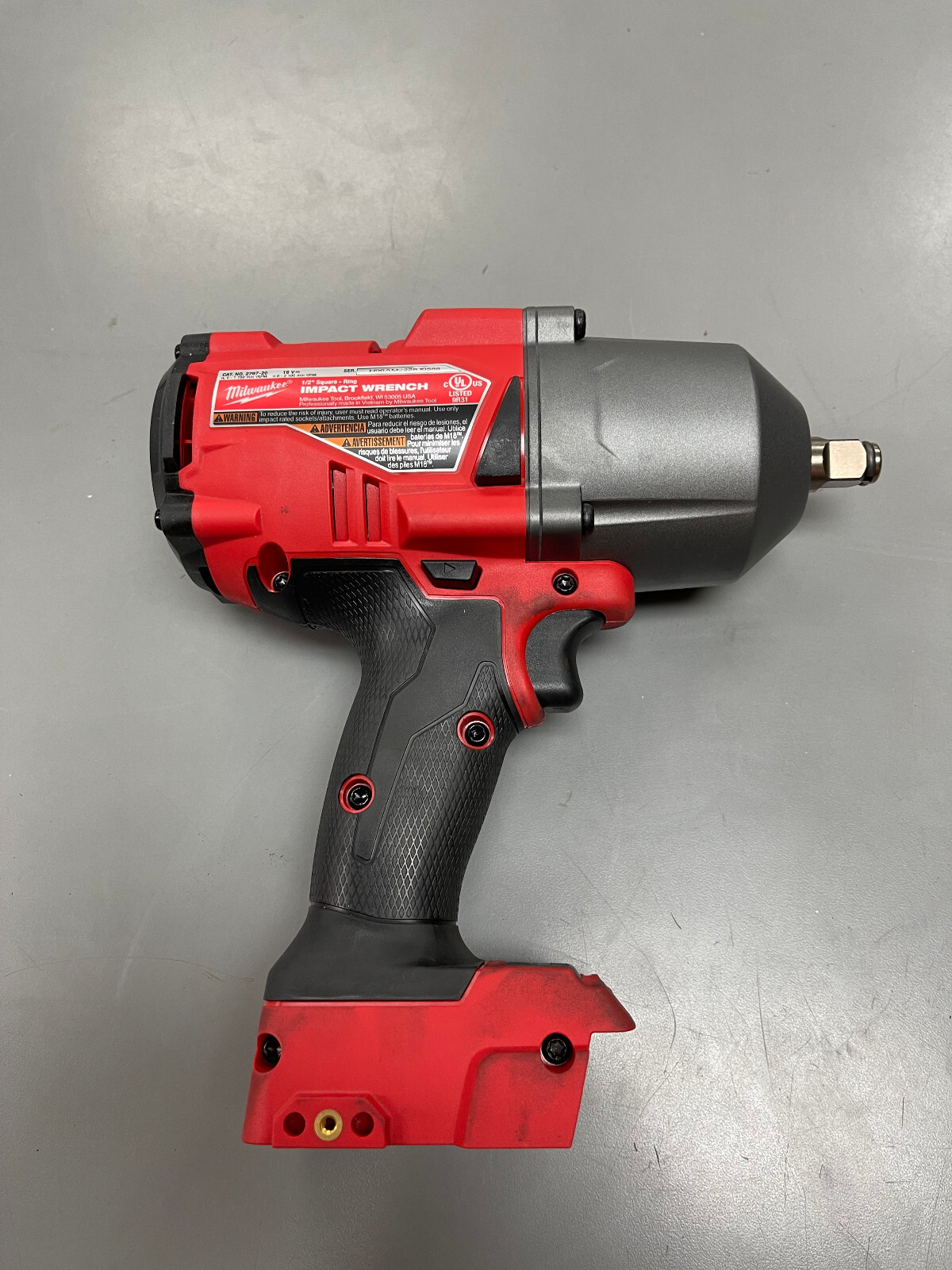 Milwaukee 2767-20 M18 FUEL 1/2" High Torque Impact Wrench 45242502233 ...
