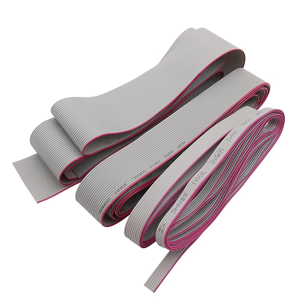 Grey Flat Ribbon Cable 1.27mm for IDC Connectors - 10,14,16,20,26,34,40 ...