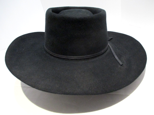 Men's Vtg. RESISTOL Self-Conforming Cattle King 4X Wool/ Beaver Cowboy ...