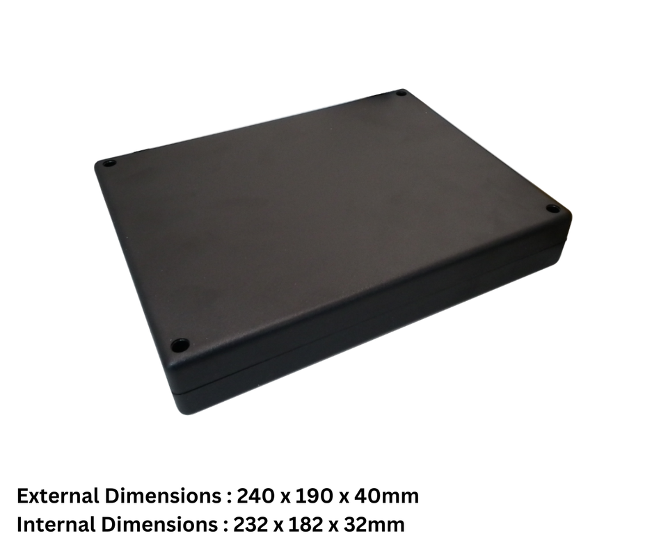 Large ABS Plastic Project Box for Electronics Hobby Projects Enclosure ...