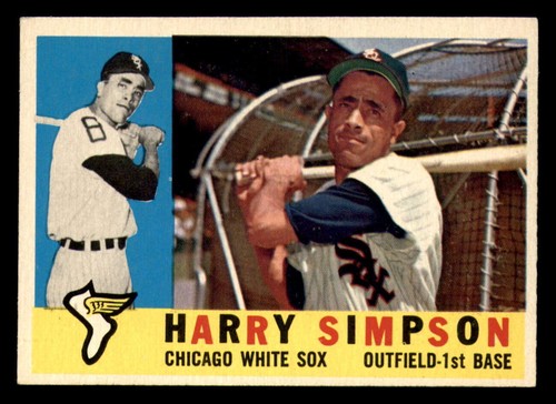 1960 Topps #180 Harry Simpson Excellent White Sox ID:371823 | eBay