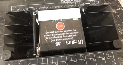 Genie Garage Door Opener Battery Backup 7035, 7055, 3020H, 3020H-B ...