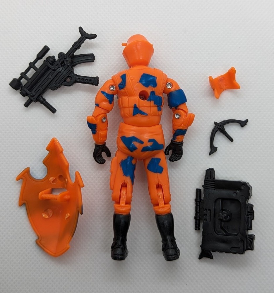 GI Joe Black Major Custom Repro 1989 Classic Alley Viper Cobra ARAH OG ...