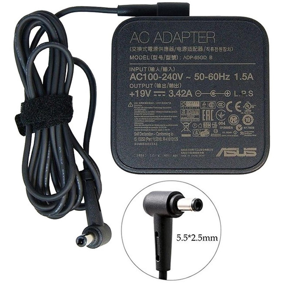 Charger Notebook Adp-65gd B 65w Asus A450 D550 K552 R509 S46 S451 S551 ...