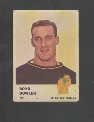 1961 Fleer Football Card #92 Boyd Dowler-Green Bay Packers Vg Card | eBay