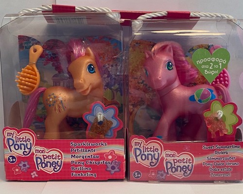My Little Pony Greek 2-pack Sweet Summertime Sparkleworks MLP MIB ...