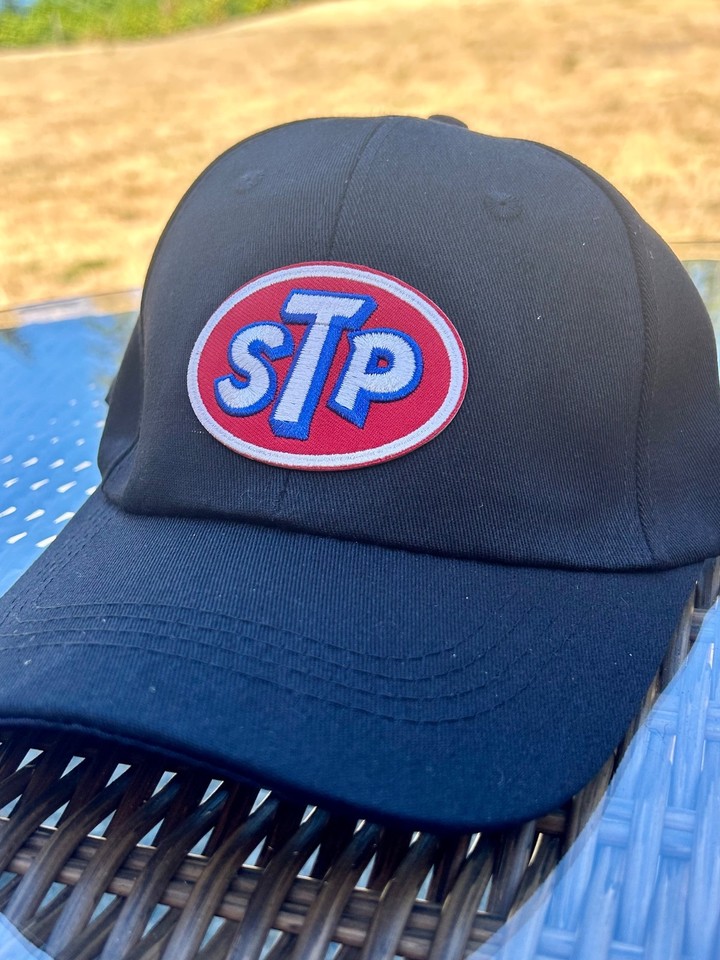 Vintage style STP Motor Oil baseball cap - STP embroidered baseball cap ...