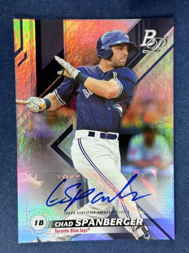 2019 Bowman Platinum Chad Spanberger Autograph Toronto Blue Jays | eBay
