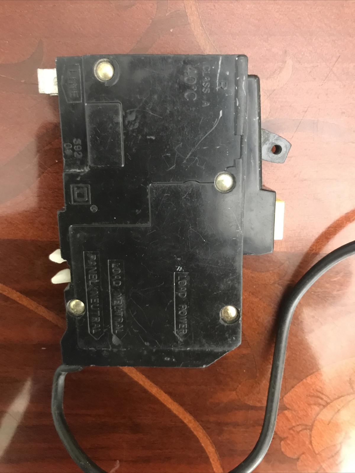 SQUARE D QOH-RCDX30 32A 30AMP TYPE 4 M6 SINGLE POLE SP 1P RCBO 30MA ...