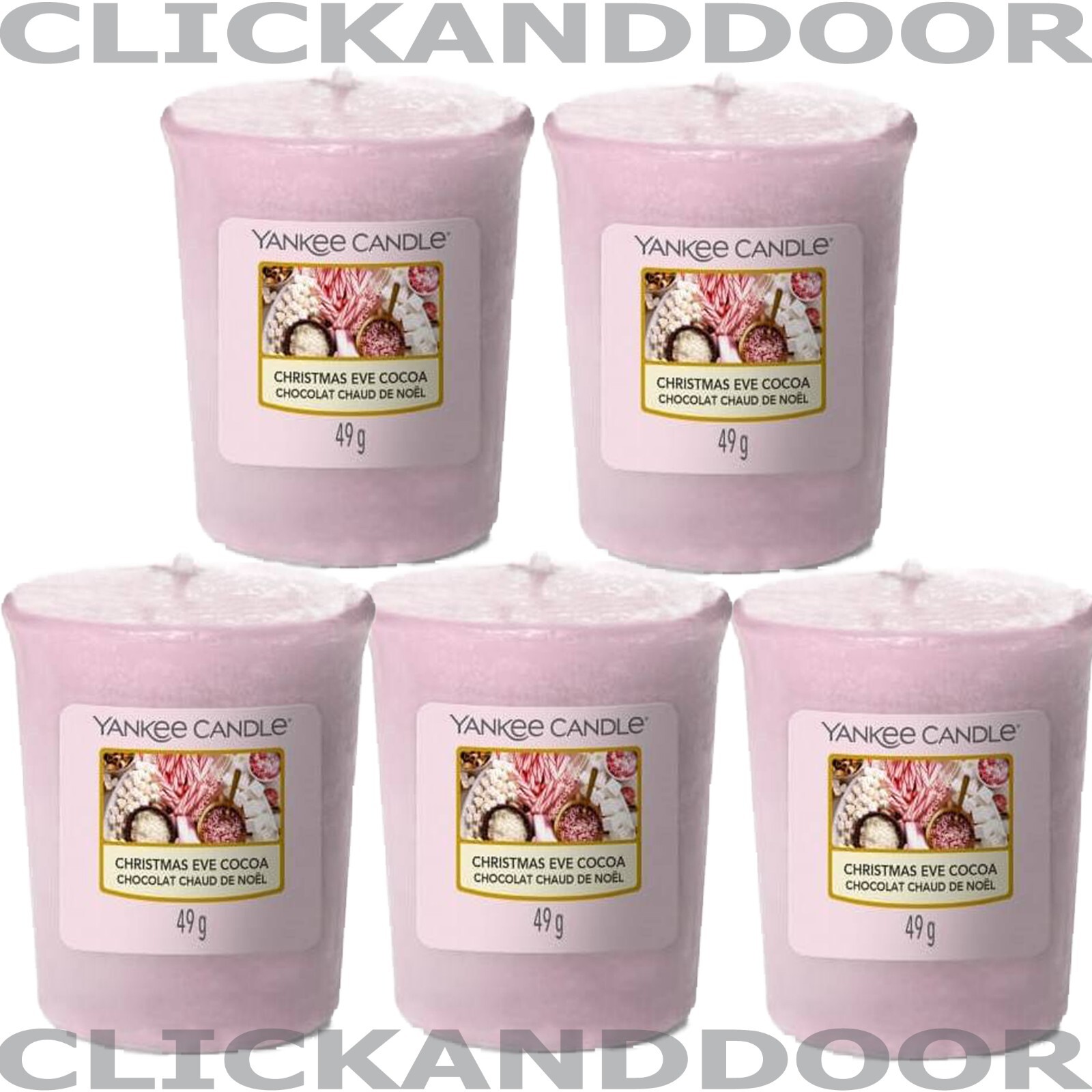 5 X YANKEE CANDLE Votive Sampler 49g MULTI BUY DISCOUNT scented small ...