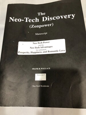 The Neo-Tech Discovery (Zonpower) Manuscript by Frank Wallace | eBay