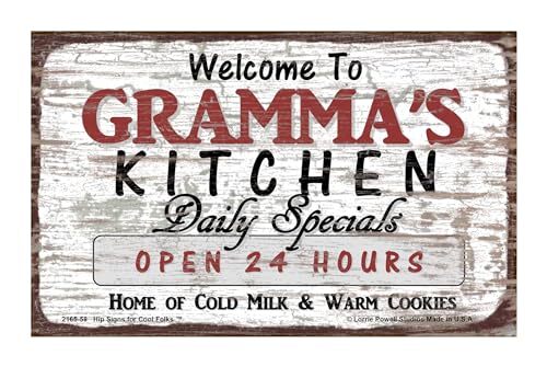 Deluxe Wood Magnet Welcome to Gramma's Kitchen 5x8 Inches Magnetic ...