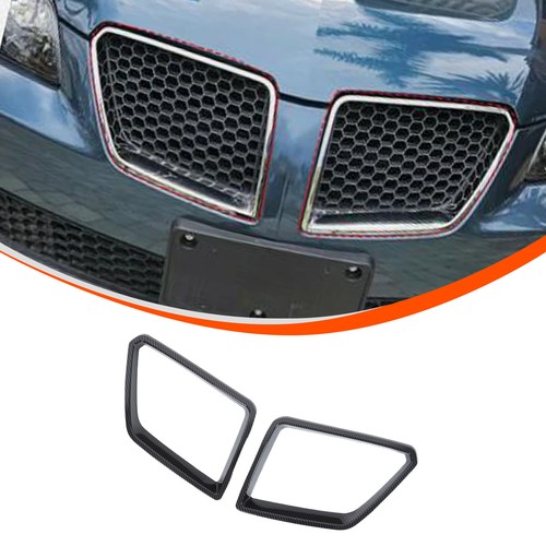 ABS Carbon Fiber Front Bumper Mesh Grille Trim Frame For Pontiac G8 ...