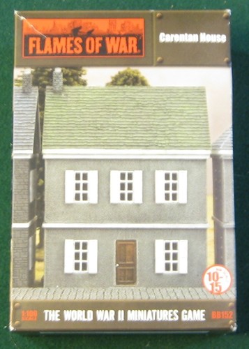 Carentan House Flames of War Word War II Miniature Terrain Gale Force ...