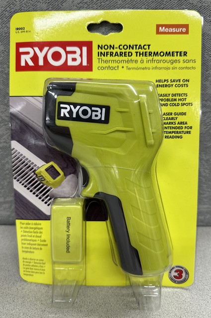 Ryobi Infrared Thermometer Hot/cold Spot Measure Ir002 A5 for sale ...