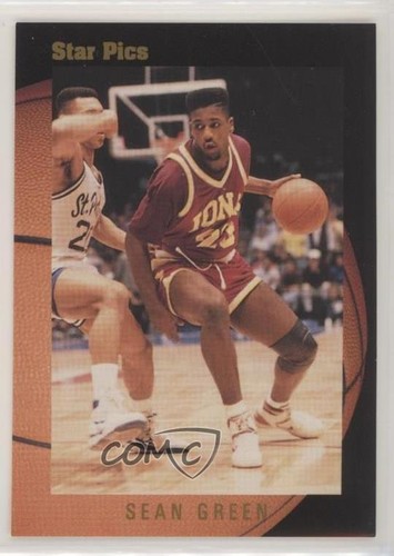 1991 Star Pics Medallion Sean Green #22 Rookie RC | eBay