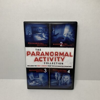 The Paranormal Activity Collection Parts 1 2 3 & 4 DVD Horror Box Set 4 ...