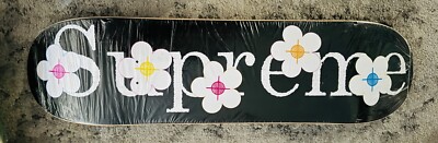 (RARE) SUPREME Flower Skateboard (Black) | eBay