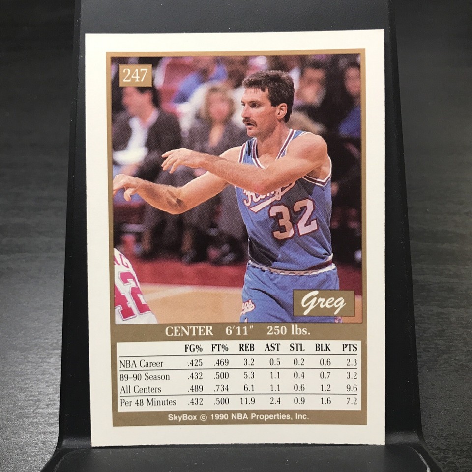 1990-91 SkyBox NBA Greg Kite . Sacramento Kings #247 | eBay