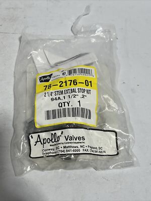 APOLLO 78-2176-01 Kit 2-1/4" Stem Extension Ball Stop (Fits 94A - 1-1/2 ...
