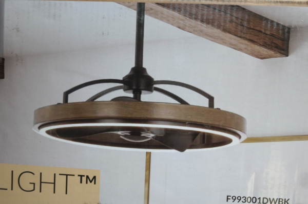 Maxim Lighting F993001DWBK 28 in. Homestead 6-Speed W/ Remote Control ...