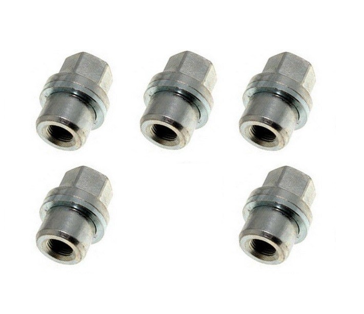 LAND ROVER RR CLASSIC DISCOVERY 1 DEFENDER ALLOY WHEEL SILVER NUT SET ...