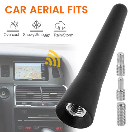 6•5cm CAR BEE•STING STUBBY SHORT CARBON FIBRE AERIAL ARIEL ARIAL MAST ...