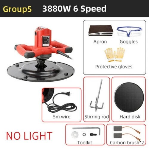 Cement Mortar Skimmer Handheld Electric Grinder Putty Sanding Machine ...