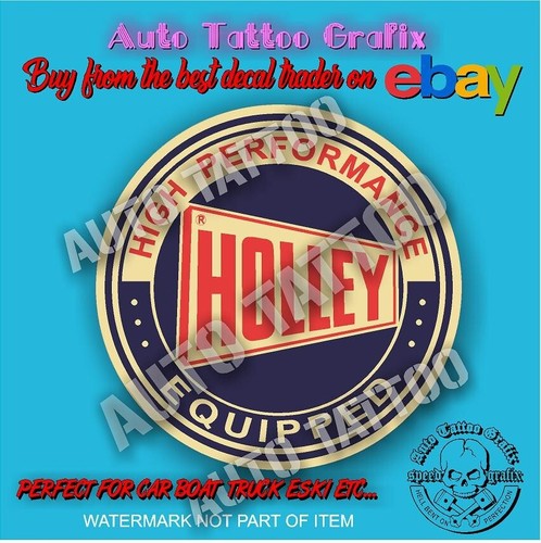 Holley Equipped Racing Sticker Truck Car Ute Hot Rod Toolbox Man Cave ...