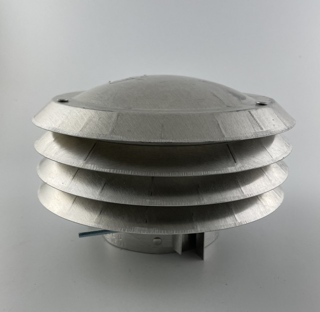 Adjustable Versa Cap 3 - 5 in Round Aluminum Roof Top HVAC Parts ...