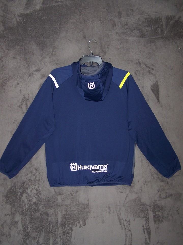 Husqvarna Jacket Adult Extra Large Blue Hoodie Motorcycles Racing LS ...