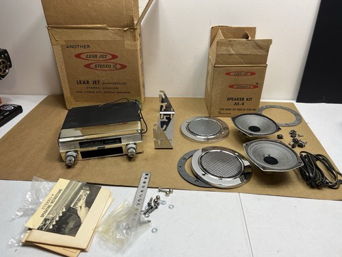 Vintage Lear Jet Stereo 8-Track Tape Player model AS-830-H NOS!!!!! | eBay