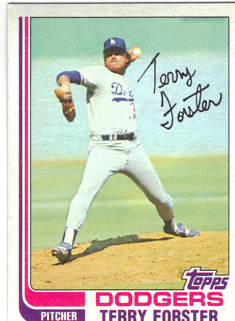 1982 Topps Terry Forster LA Dodgers #444 Baseball Card | eBay