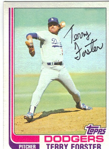 1982 Topps Terry Forster LA Dodgers #444 Baseball Card | eBay