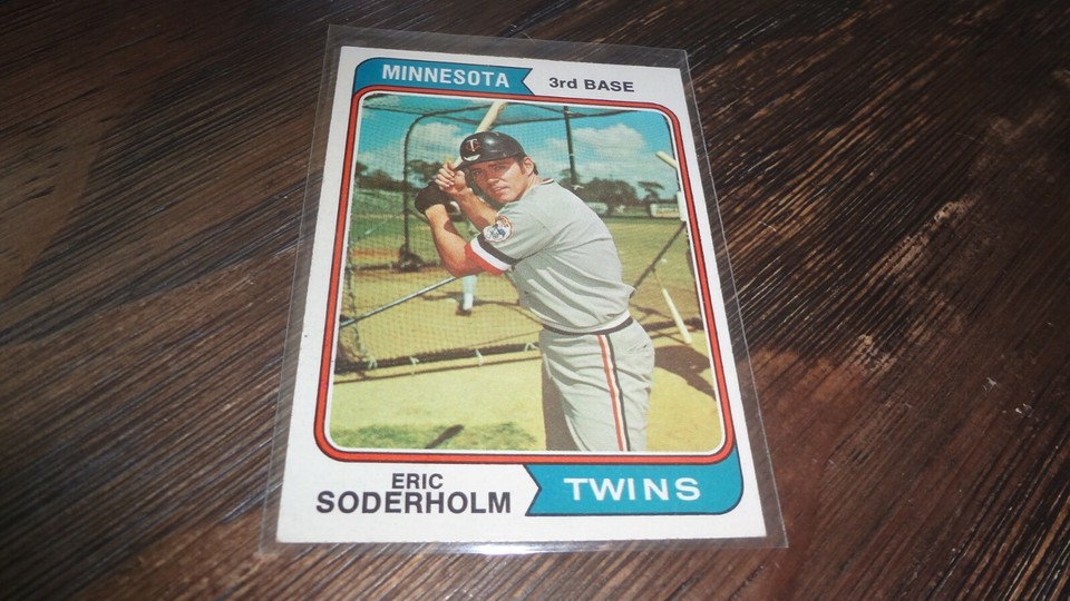 1974 TOPPS # 503 ERIC SODERHOLM BASEBALL CARD | eBay