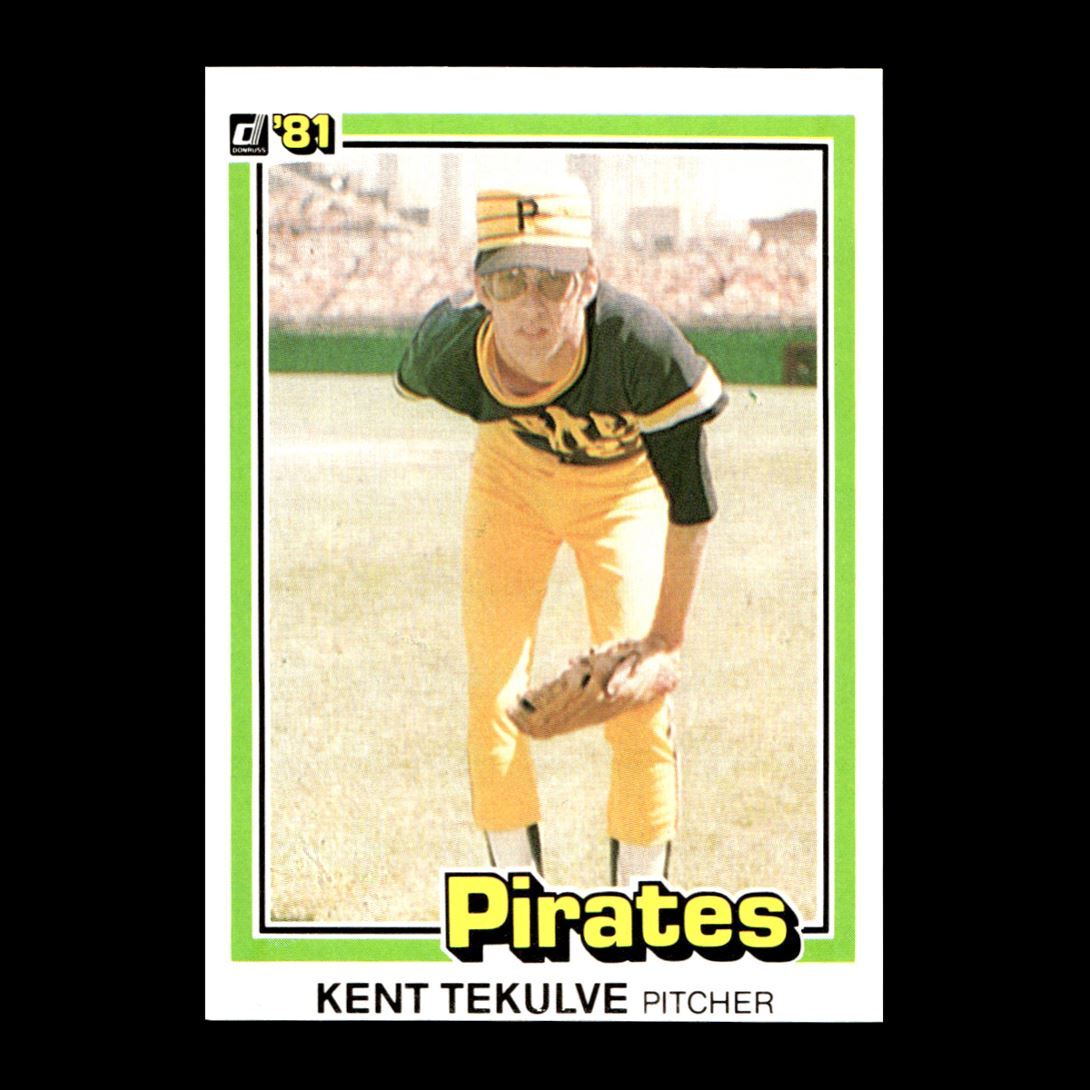 Kent Tekulve 1981 Donruss Pittsburgh Pirates #254 NM+ Vintage! | eBay