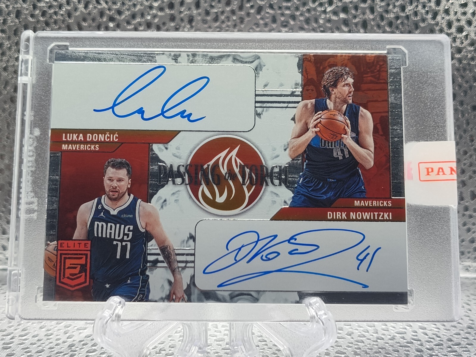 2023-24 Panini Elite Passing The Torch Luka Doncic Dirk Nowitzki Dual ...