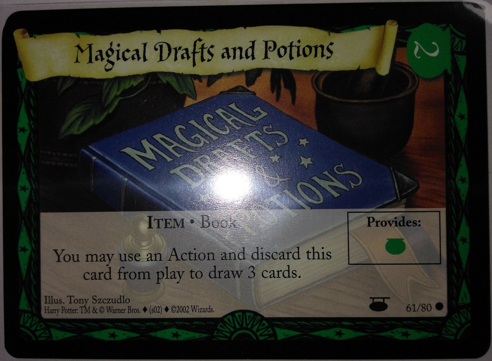HARRY POTTER DIAGON ALLEY TCG CCG Magical Drafts & Potions 061 REG LOT ...