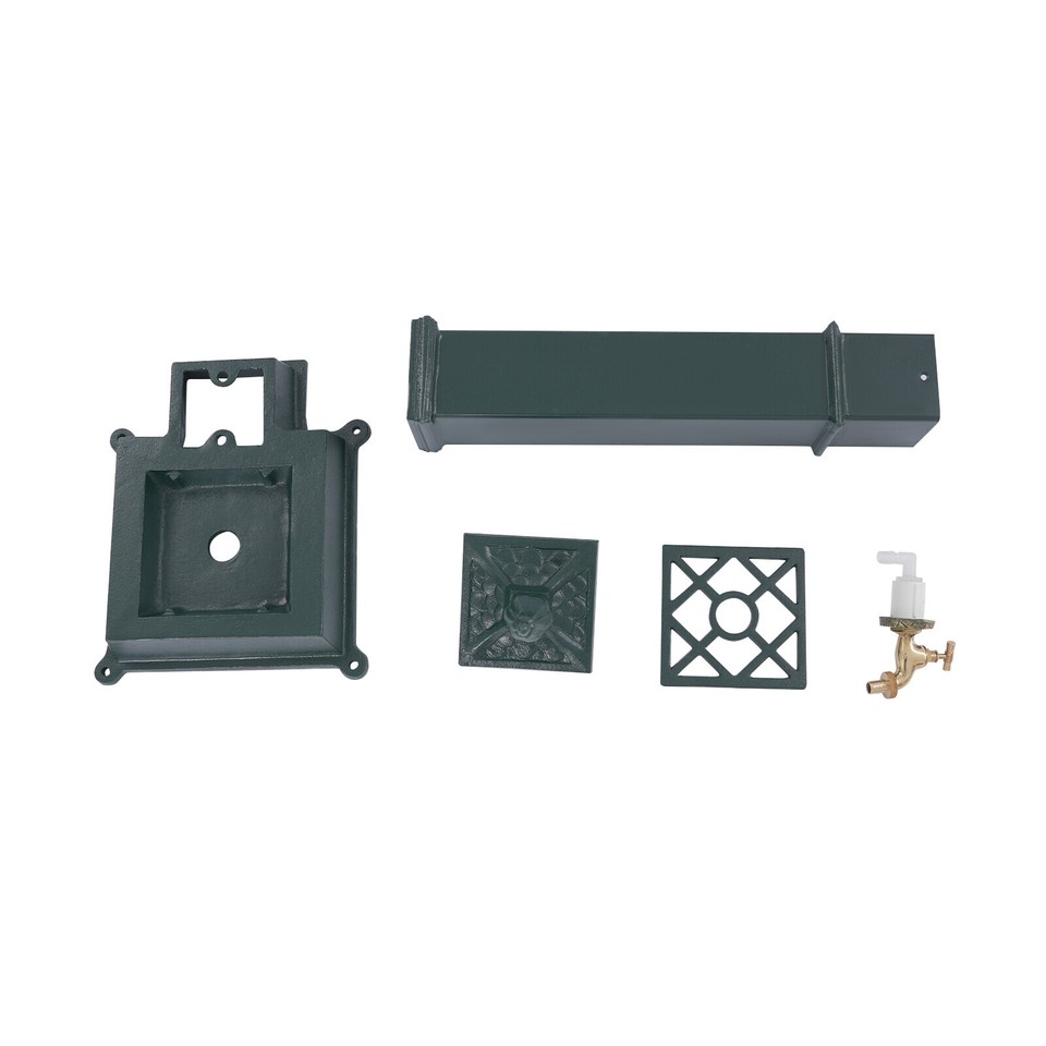 Retro Decoration Garden Cast Iron Water Column with Faucet Outdoor ...