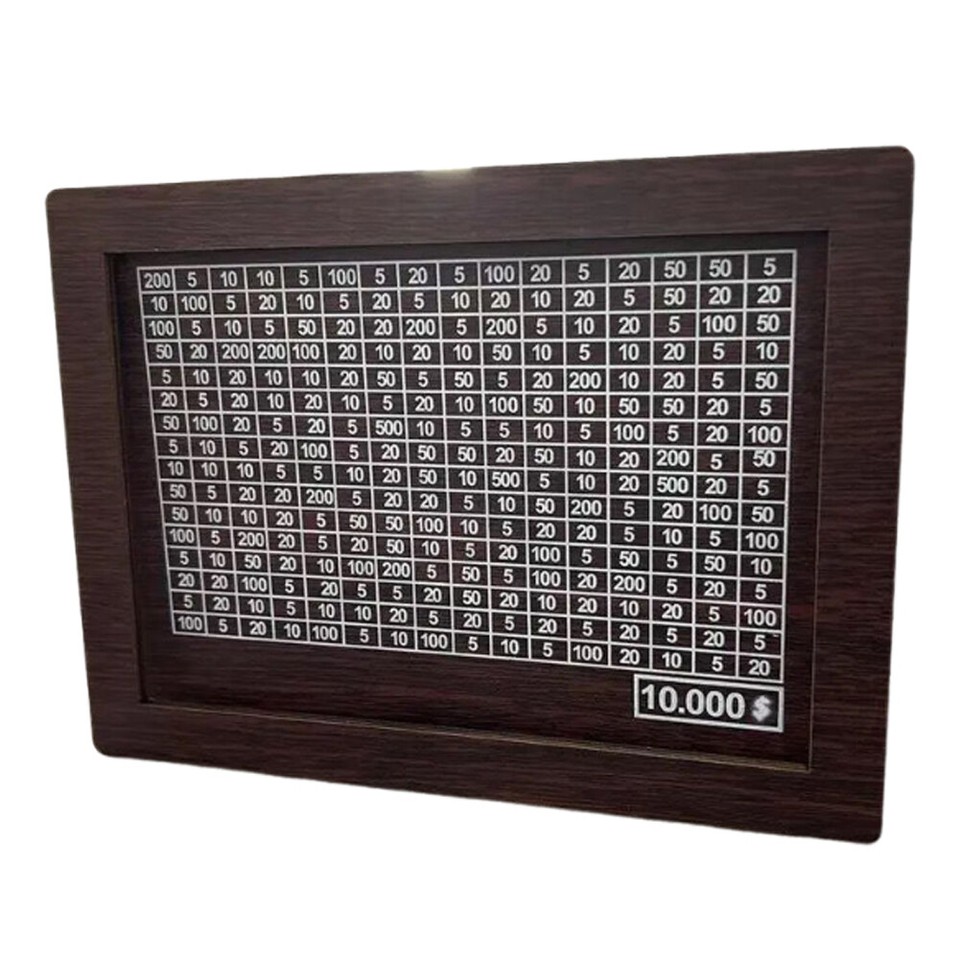 Money Box with Counter Wooden DIY Money Saving Box Handmade Money Save ...