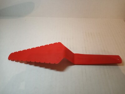 Tupperware Serrated Pastry Server 10 1/2" Vintage Nylon Poppy Red | eBay