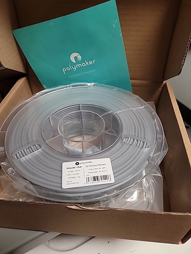 POLYMAKER POLYLITE PLA 3D PRINTING TRUE GREY | eBay