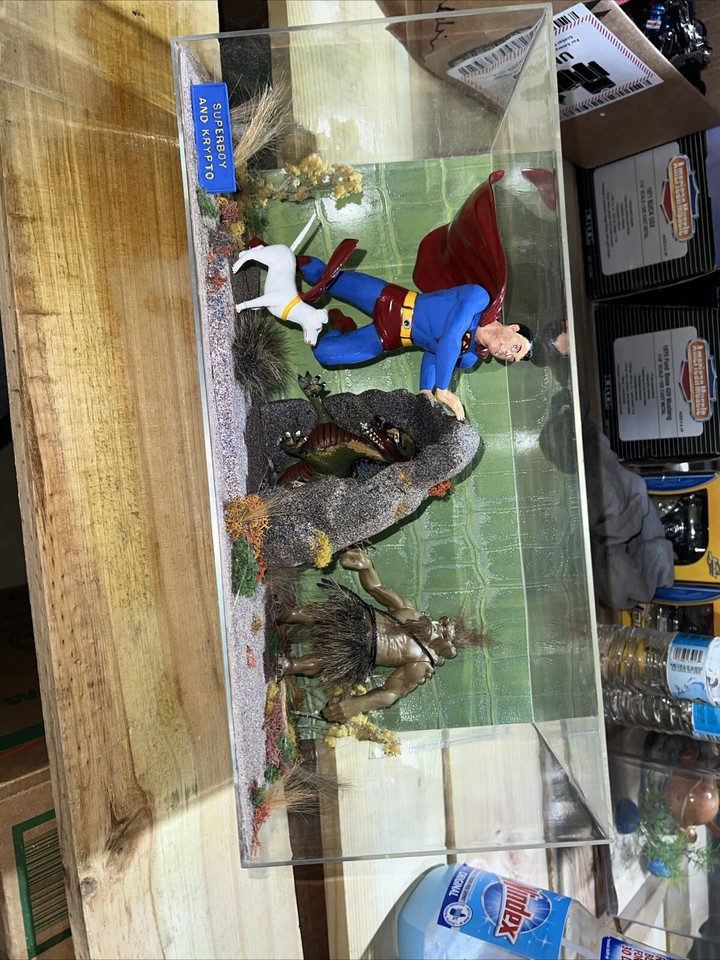 Moebius Models Superboy Krypto Model Kit Re-issue Built And Painted | eBay