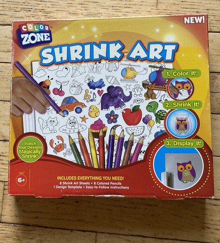 Color Zone Create Your Own Shrink Art + Extra Sheets | eBay