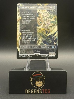 Summon: Primal Garuda 0360 Borderless Final Fantasy Regular non foil ...