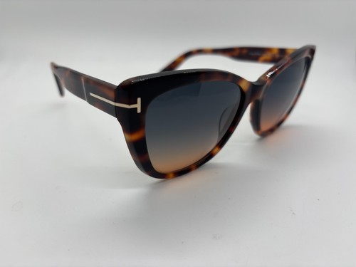 NEW Tom Ford Nora TF937 53W Havana Cat Eye Sunglasses 57-17-140mm NO ...